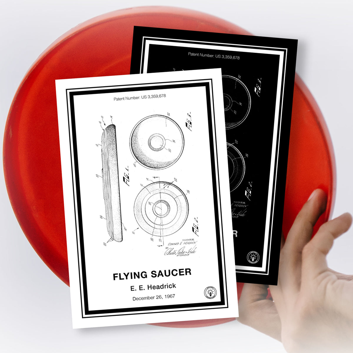 Flying Saucer Patent Print – Retro Patents