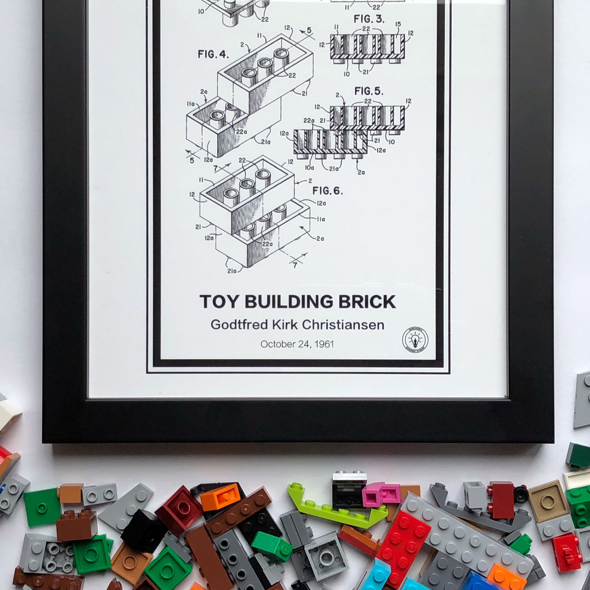 Introducing Lego Prints on Retro Patents