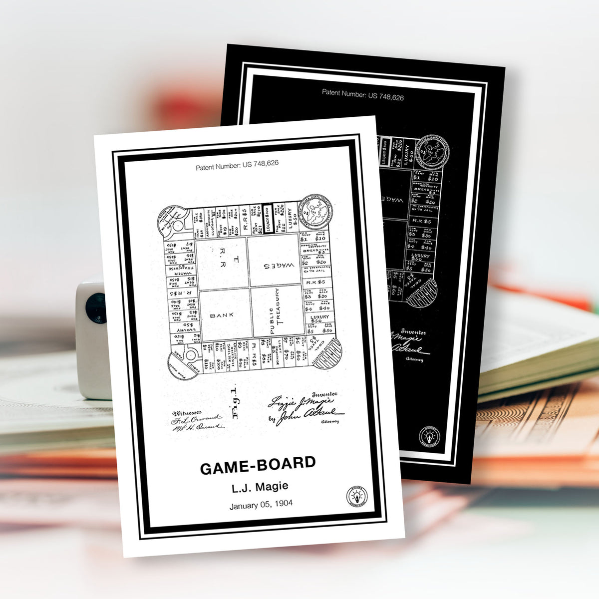Game-Board Patent Print – Retro Patents