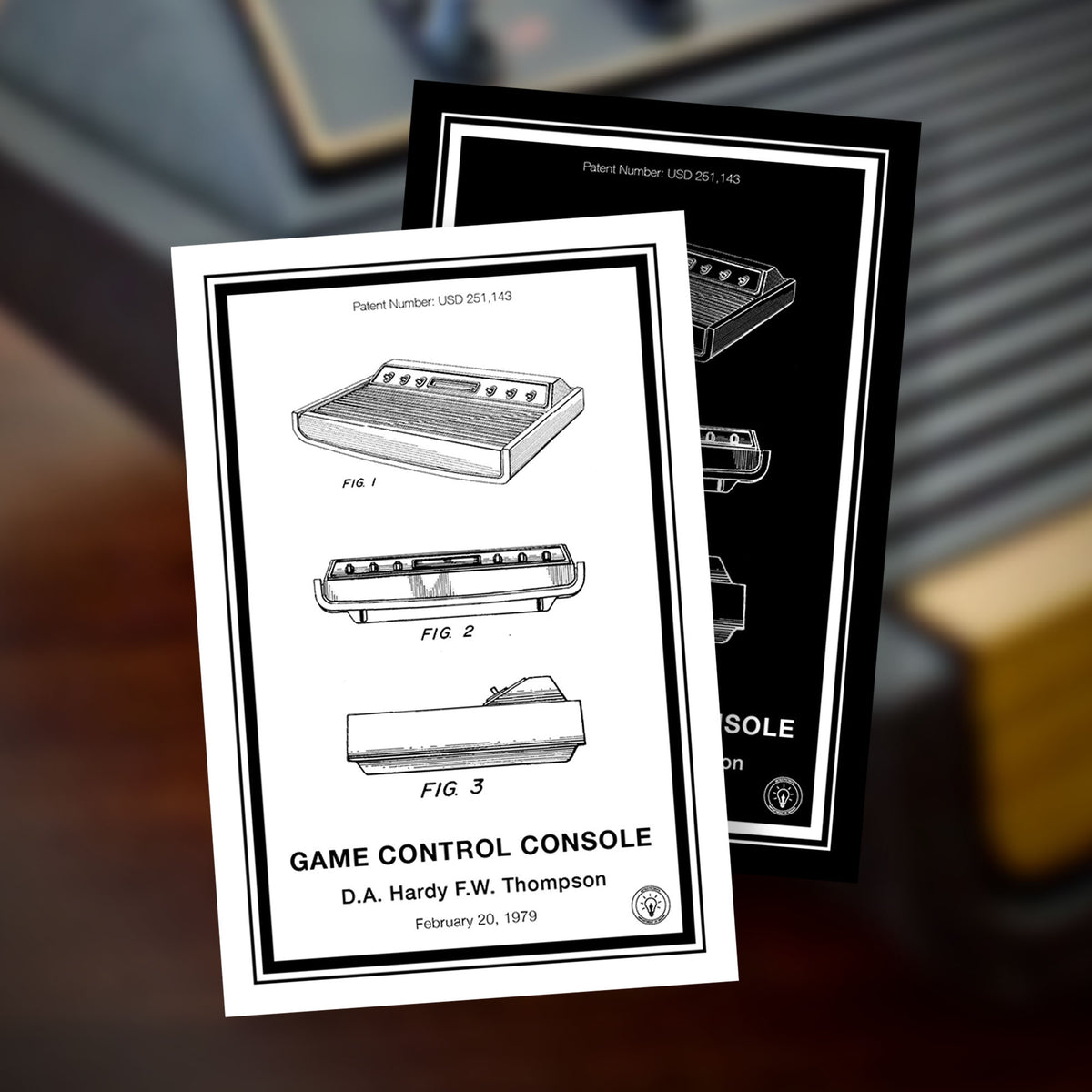 Game Control Console Patent Print – Retro Patents