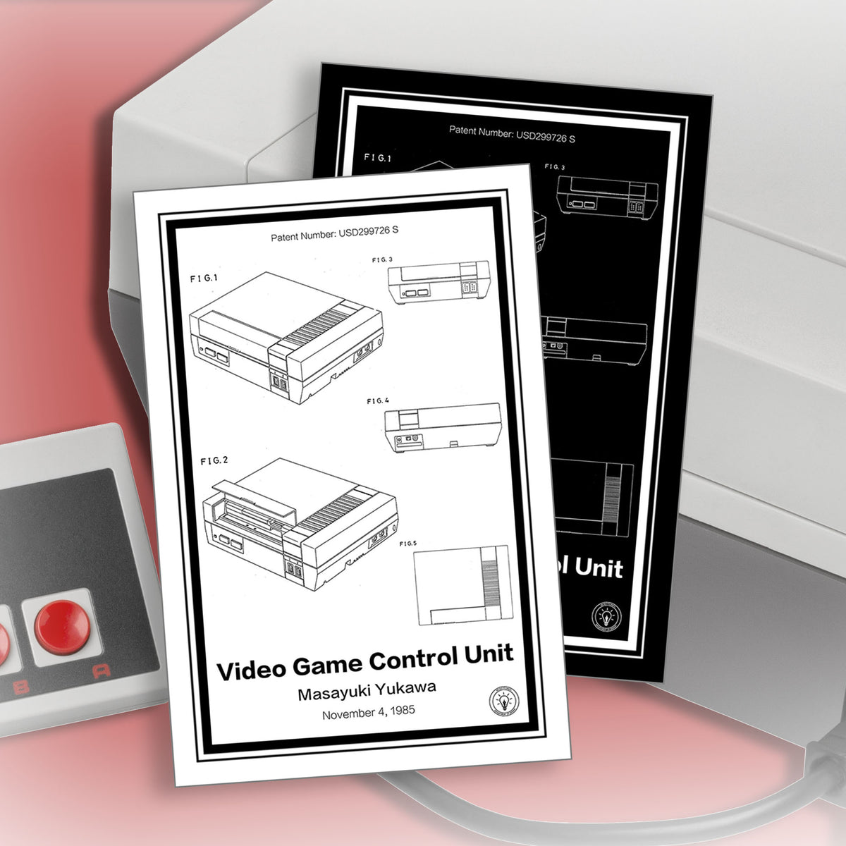 Nintendo Entertainment System® Patent Print & Wall Art Buy Now At Retro ...